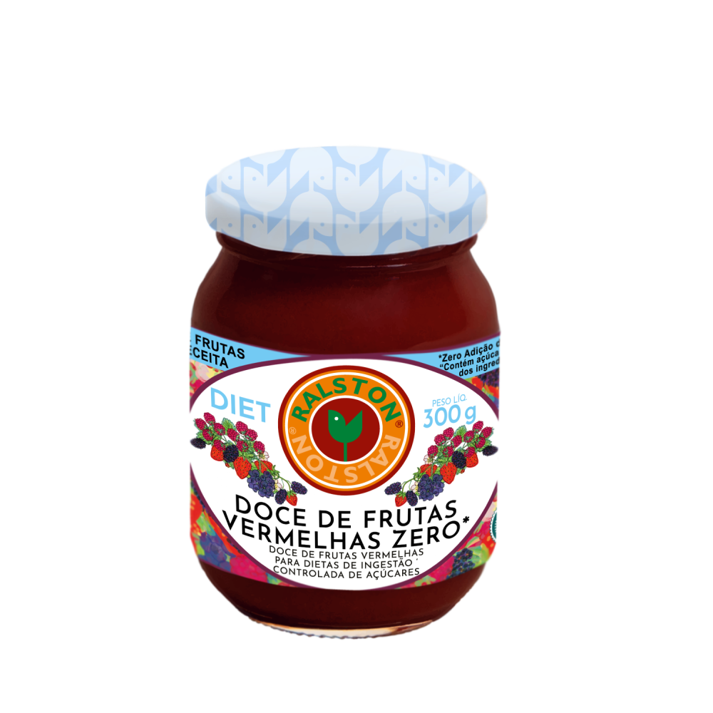 Doce de Frutas Vermelhas Zero 300g