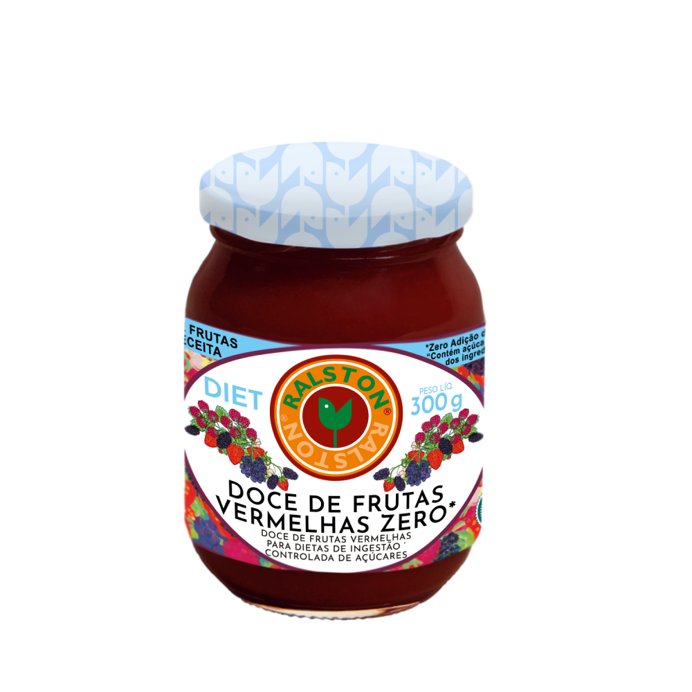 Doce de Frutas Vermelhas Zero 300g